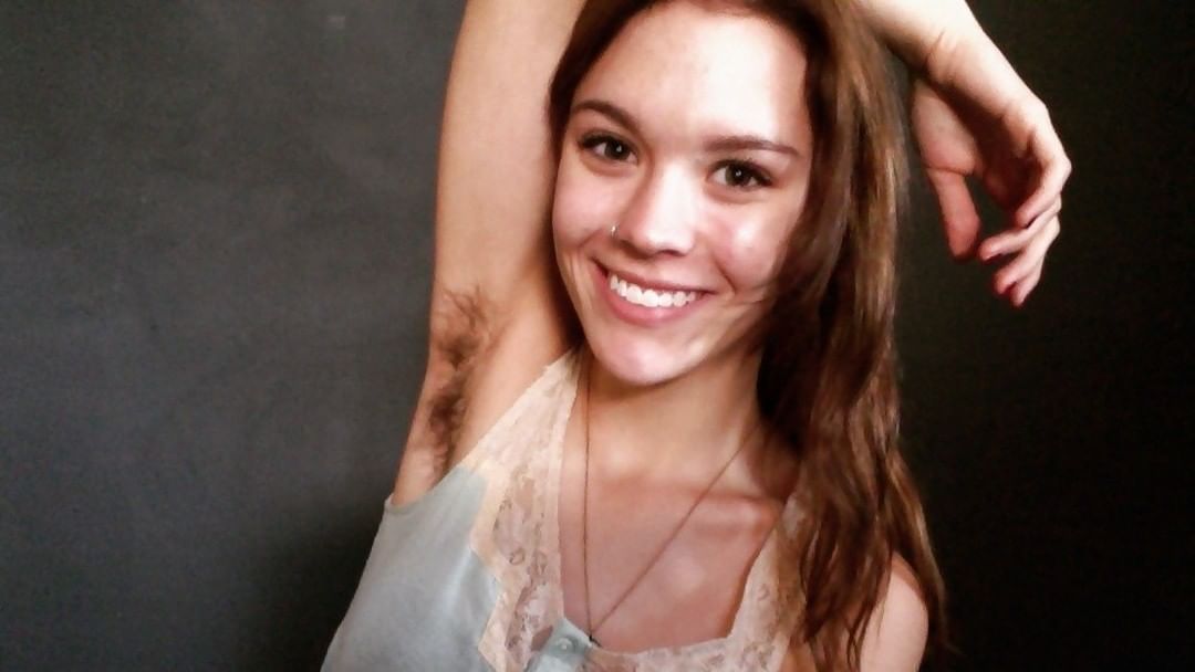 My armpit and the hairs that call it “home” | The Embiggens Project